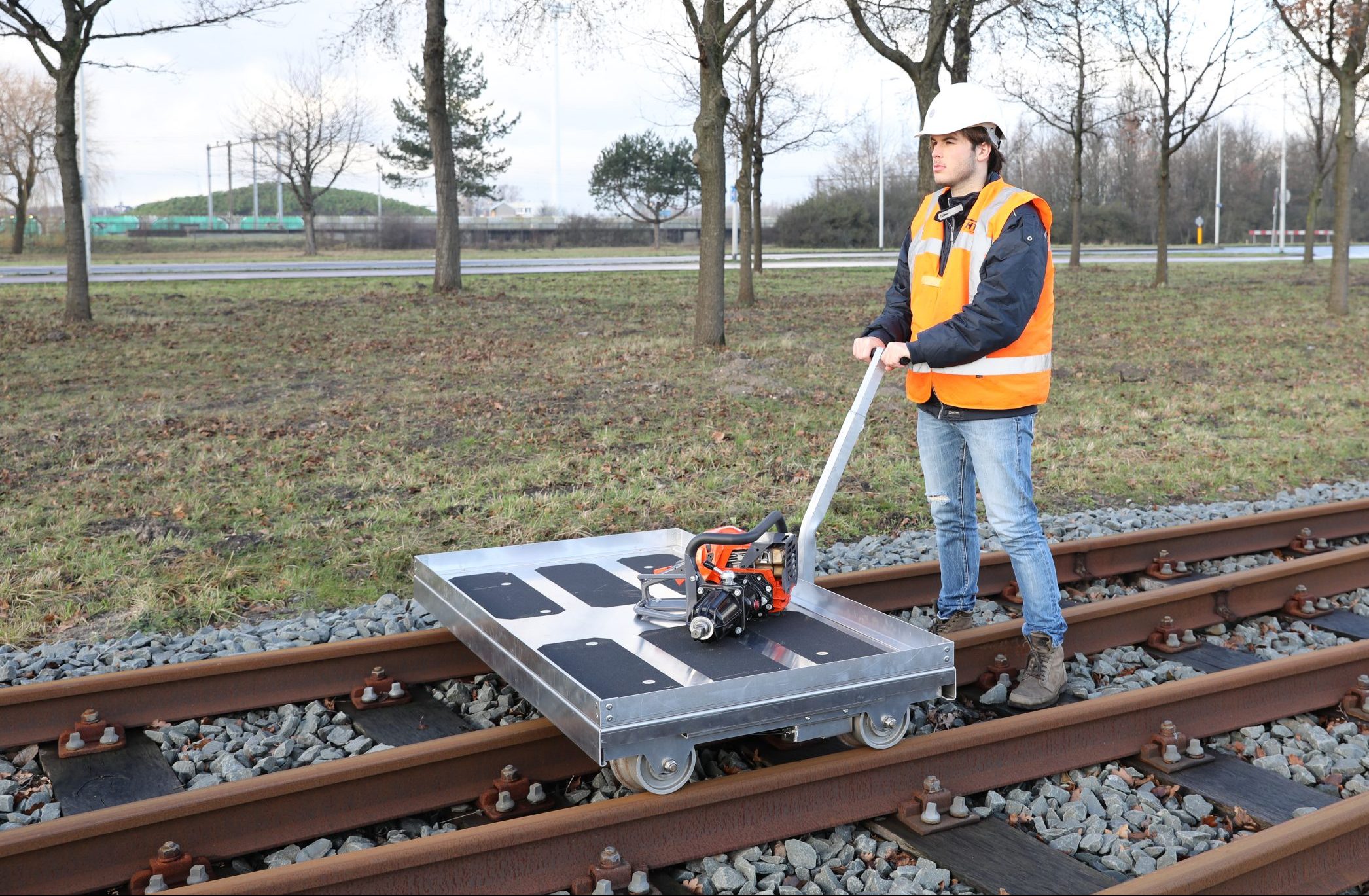 Geremde lichtgewicht Lorrie - Spiba, de Nr. 1 in spoorgereedschap